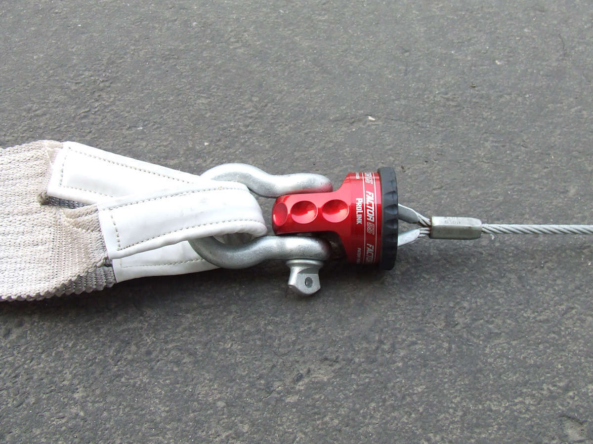 ProLink Winch Shackle Mount Assembly Black Factor 55 > Winches > Tint World, LLC